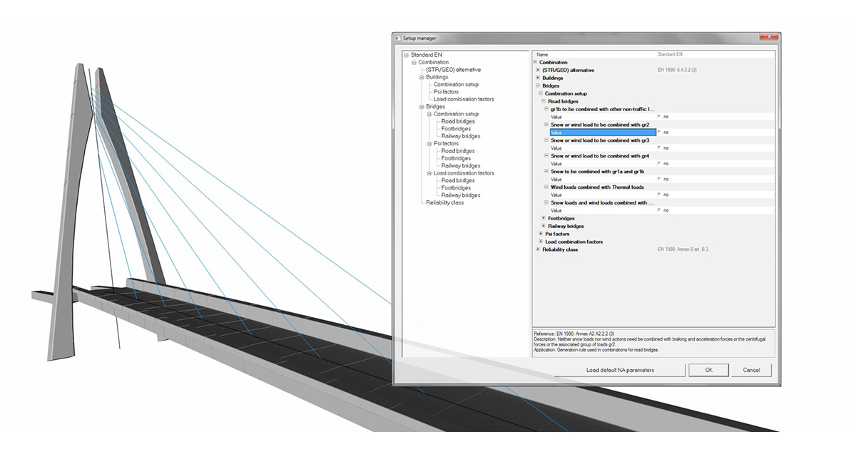 Bridge load combinations and design