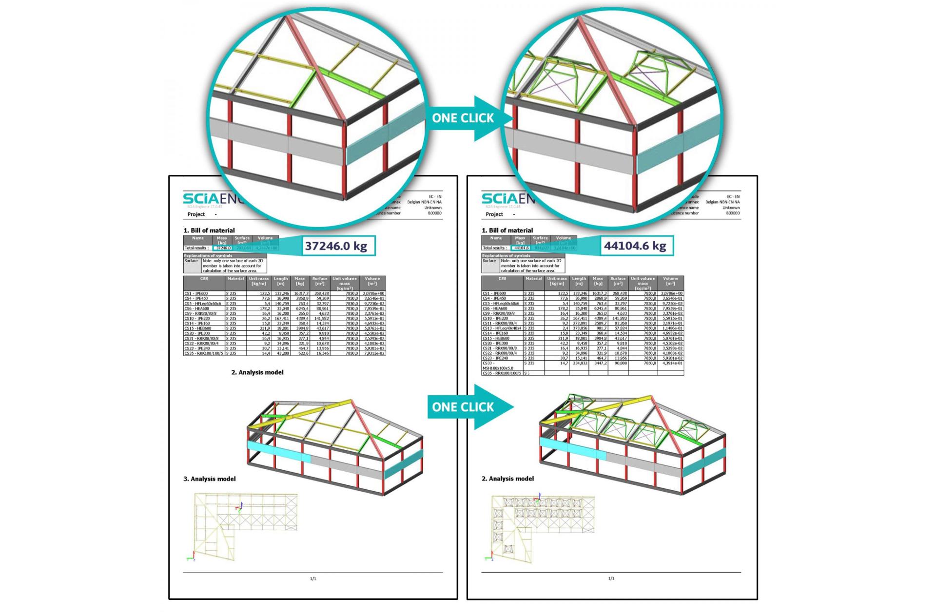 SCIA Engineer eigenschappen