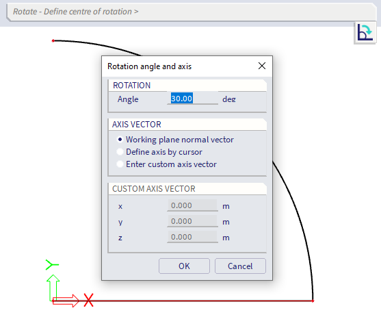 Rotate structural entities around a certain axis (FAQ)