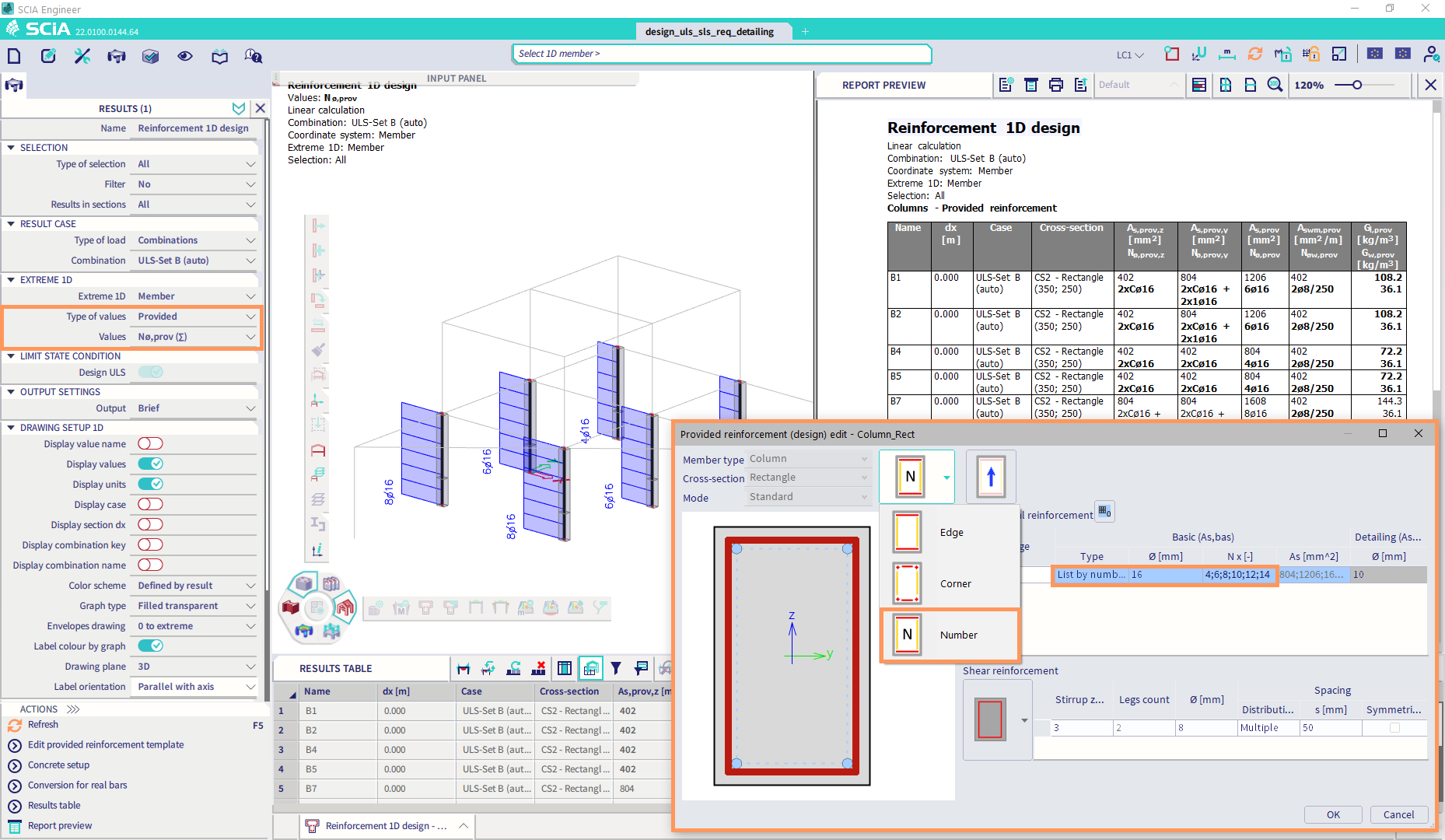 New features in SCIA Engineer 22 – concrete design (SCIA Engineer)