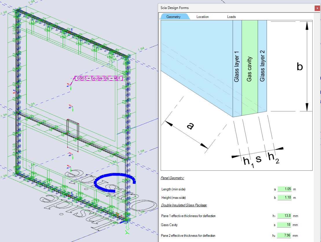 scia.d.glass - Structural Glass Design (EN 16612:2019) (SCIA Engineer)