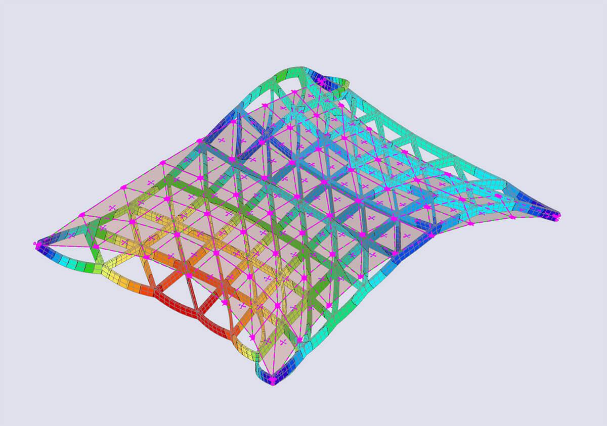 Reangular - A parametric timber roof project - SCIA