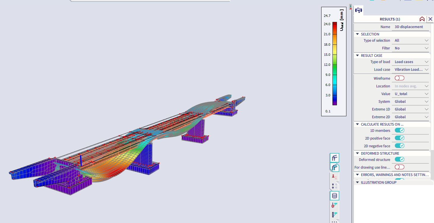SENS.12 - Vibration analysis (SCIA Engineer)