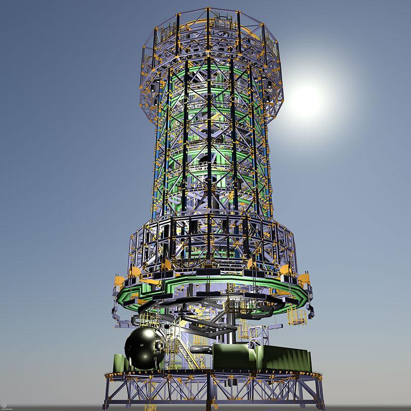 DEWA Solar Tower - SCIA