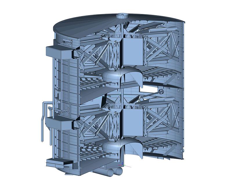 Extractor Shell Reinforcement - SCIA