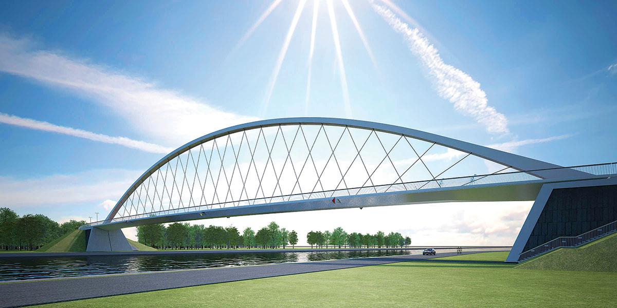 Bowstring Bridge Stendess - SCIA